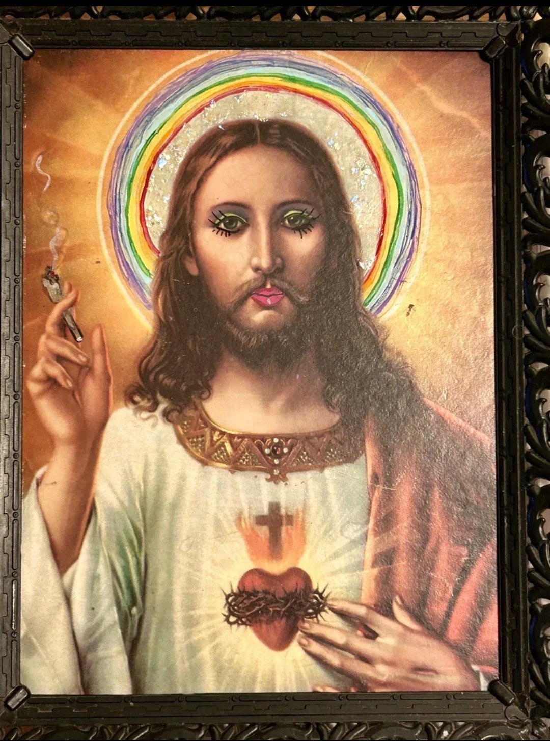 OOAK!!! Jesus 8x10” Portrait Repaint! LGBTQ Love is Love Jesus - Etsy