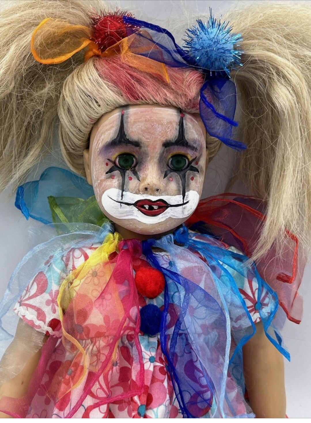 OOAK Art Clown 18 American Girl Reborn Doll Added Touches by Tricia - Etsy