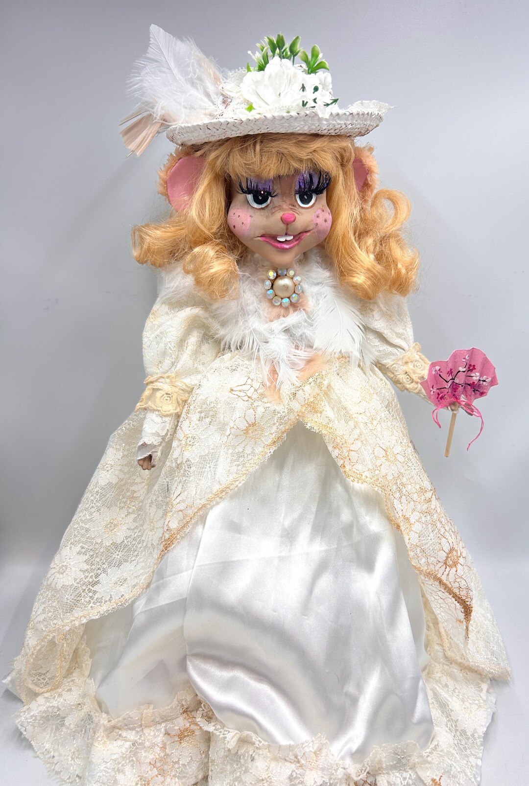 Mz Tutu Mouse! Nod to 80s Animatronics! 16” Cloth, Porcelain, and Magic ...