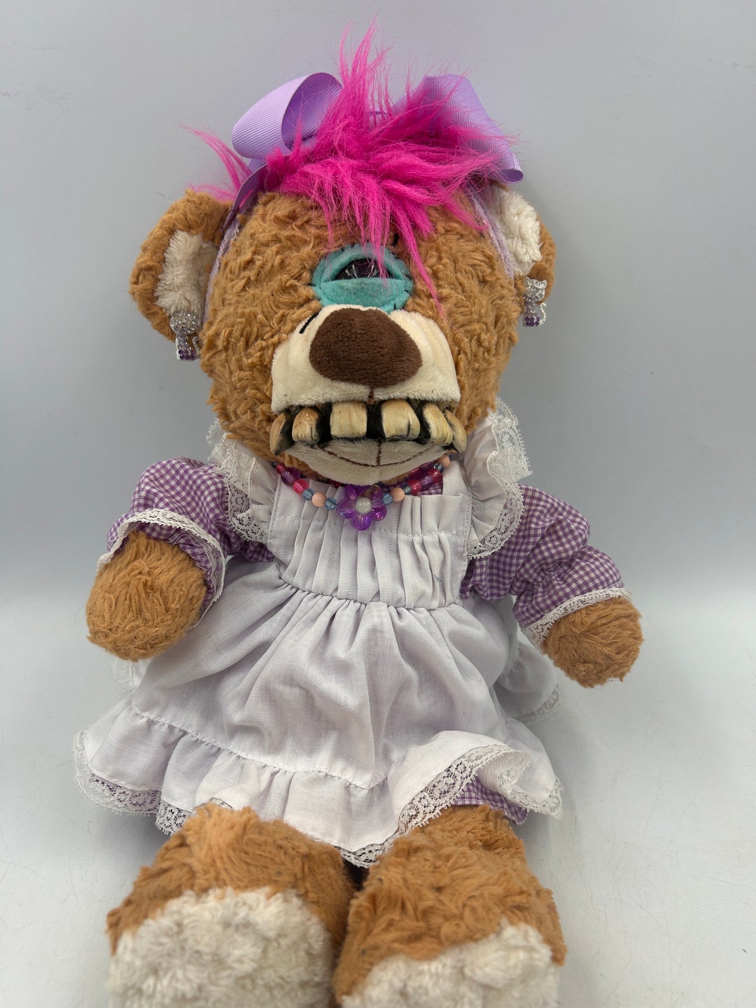 OOAK 15 Art Plush Lil Cyclops Bear Monster Reborn Creepy Weird Adorable - Etsy