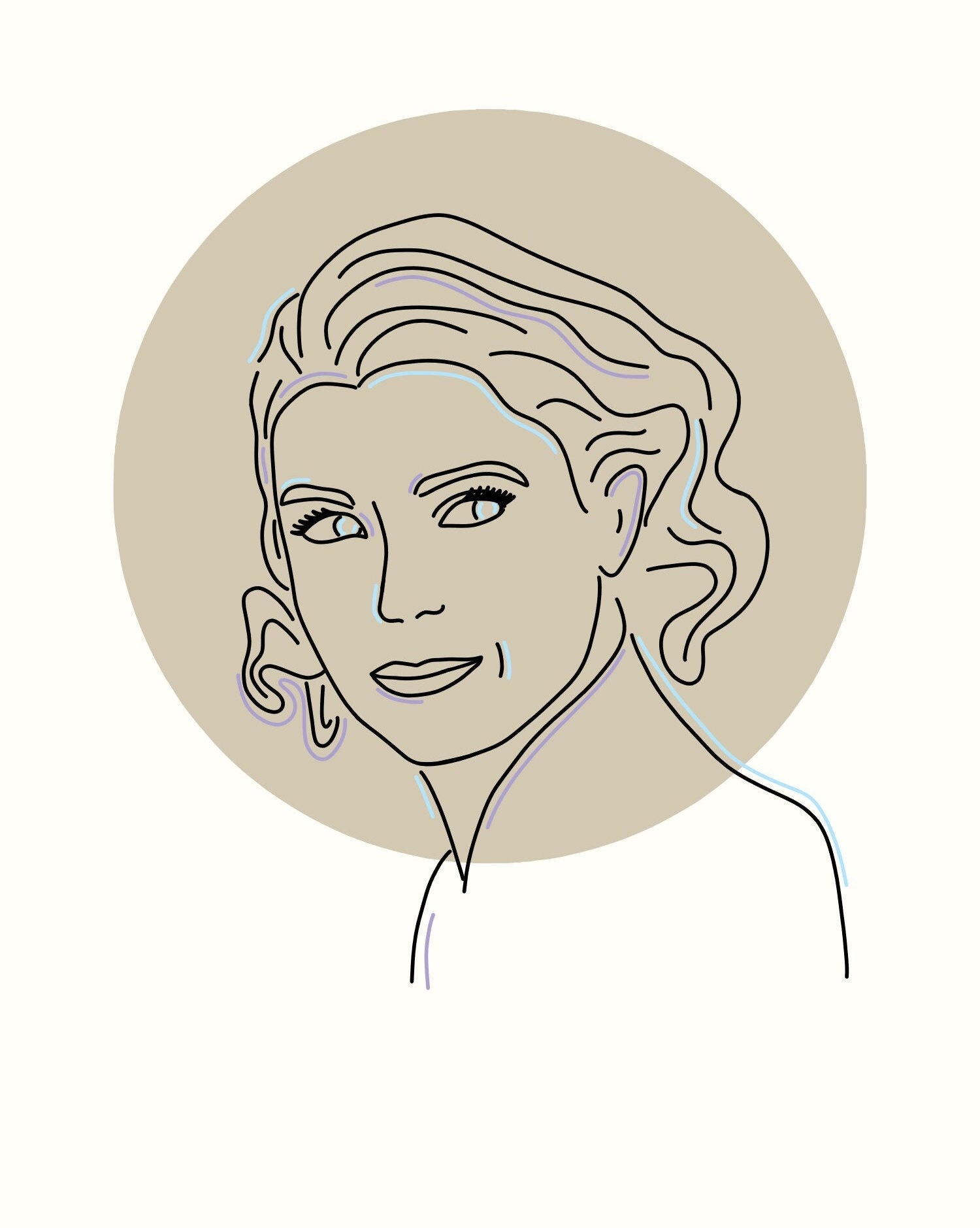 Grace Kelly Drawing Grace Kelly Art Grace Kelly Illustration Line Art ...