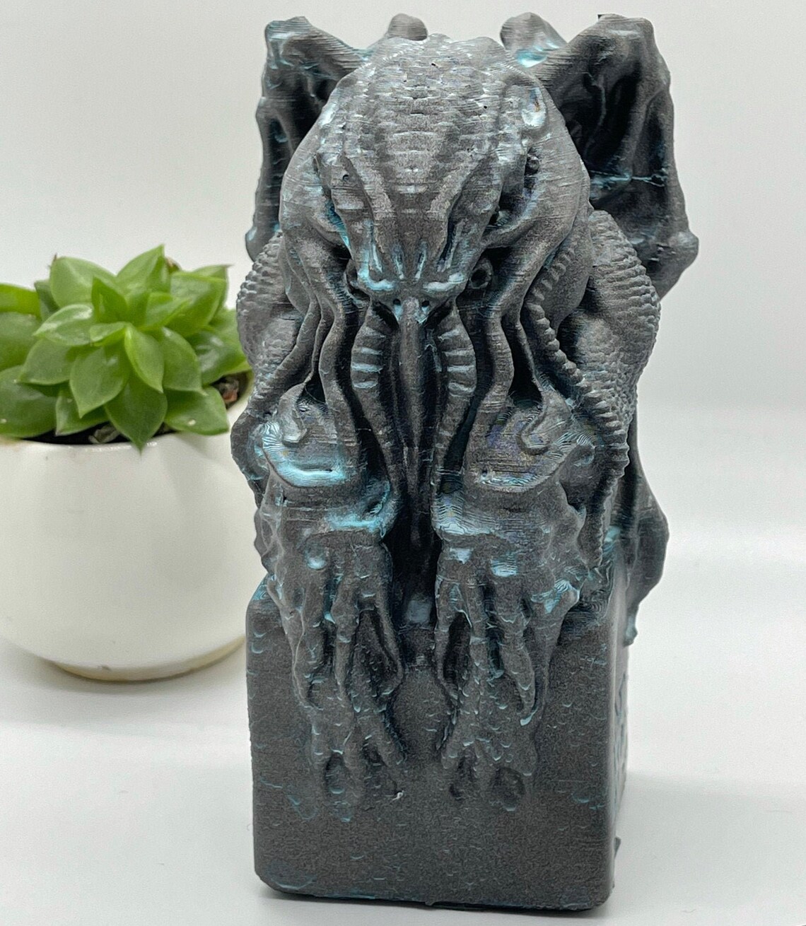 Custom Painted Cthulhu Idol, Lovecraftian Horror Statue, 3D Printed ...