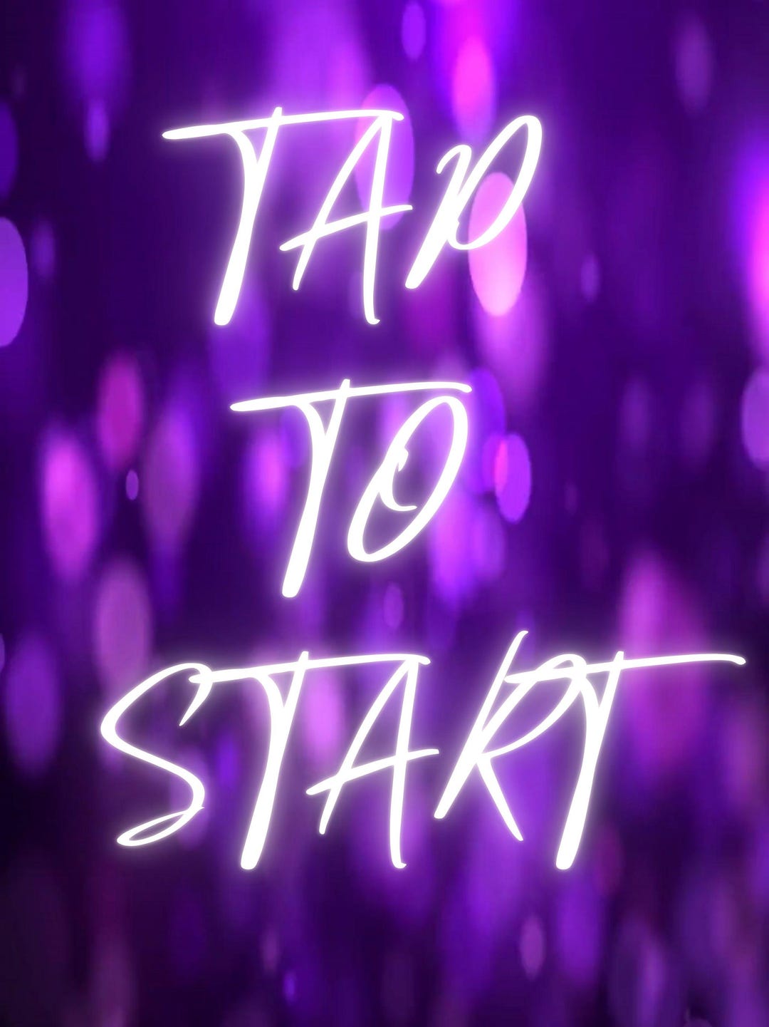 Purple Tap to Start Screen (vertical) - Etsy