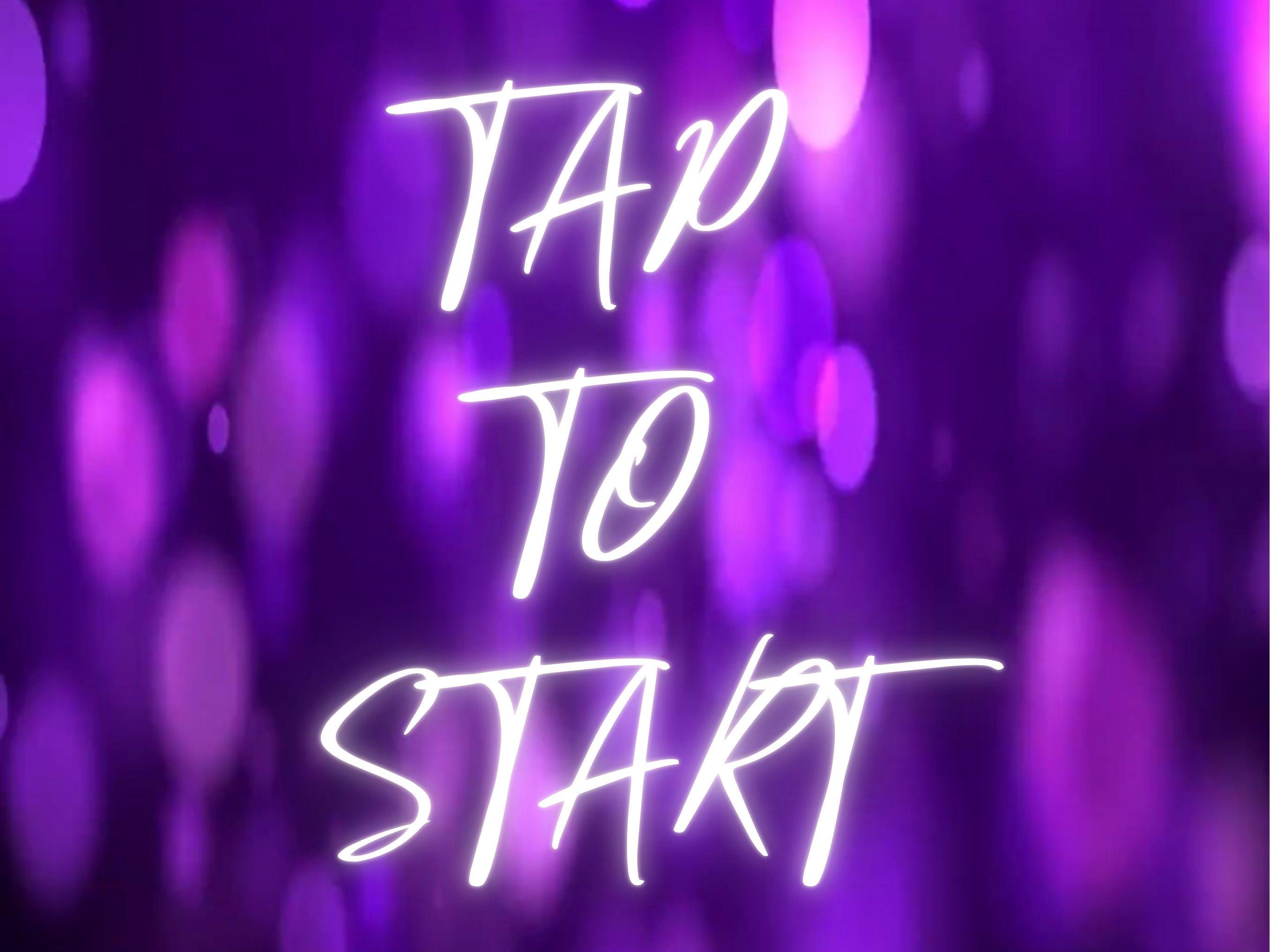 Horizontal- Purple Tap to Start Screen - Etsy