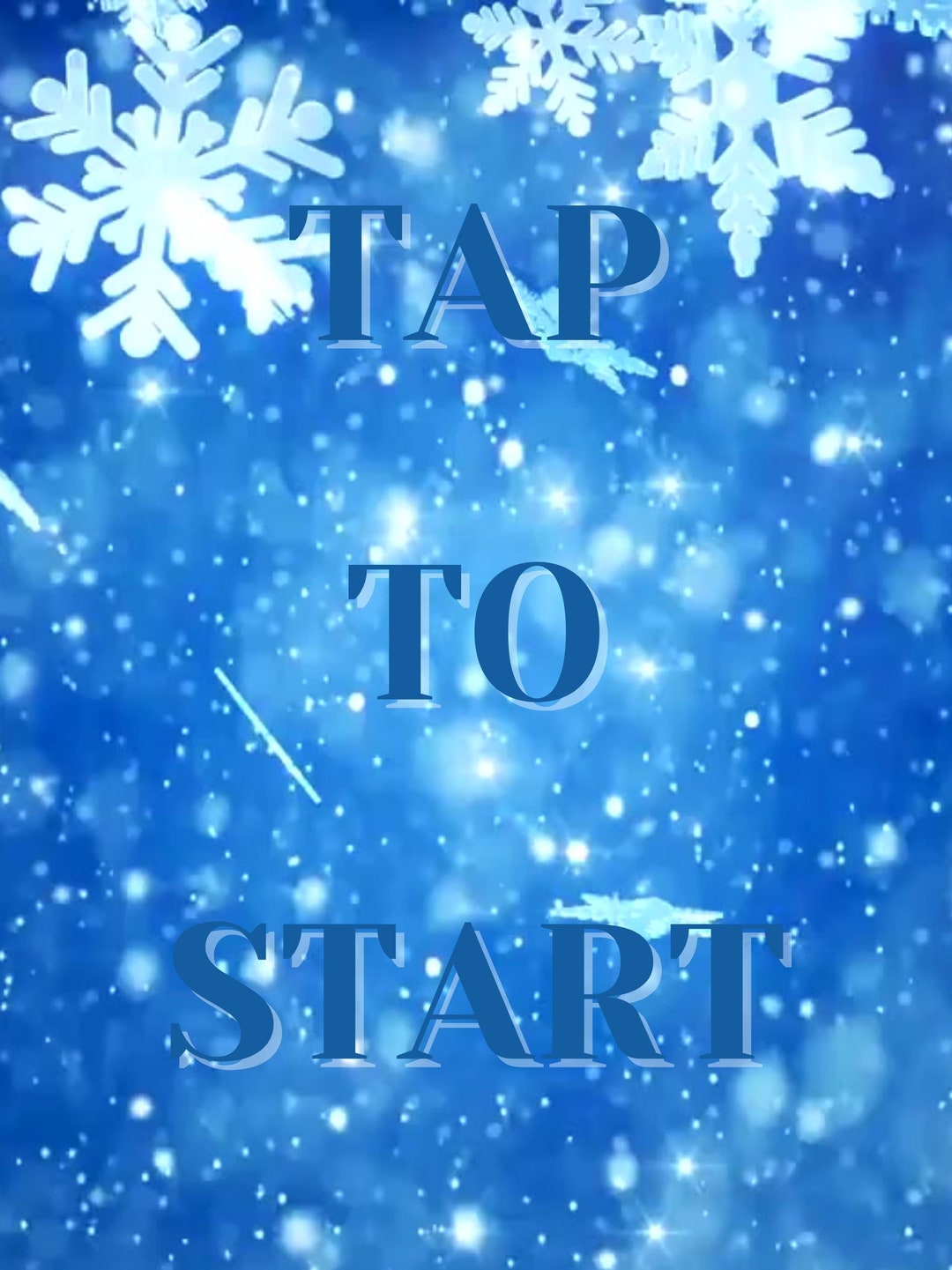 Winter Wonderland Tap to Start Screen (vertical) - Etsy