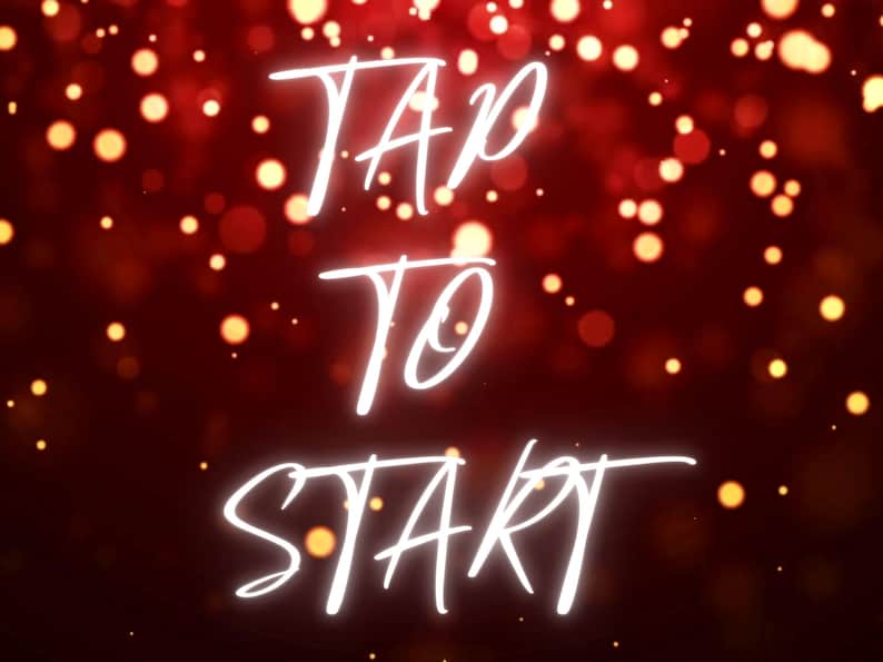 Horizontal- Red Tap to Start Screen - Etsy