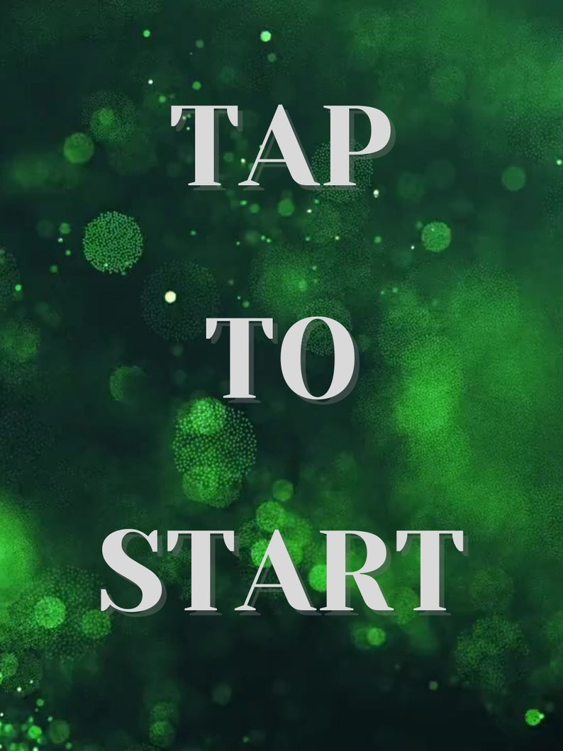 Green Tap to Start Screen (vertical) - Etsy