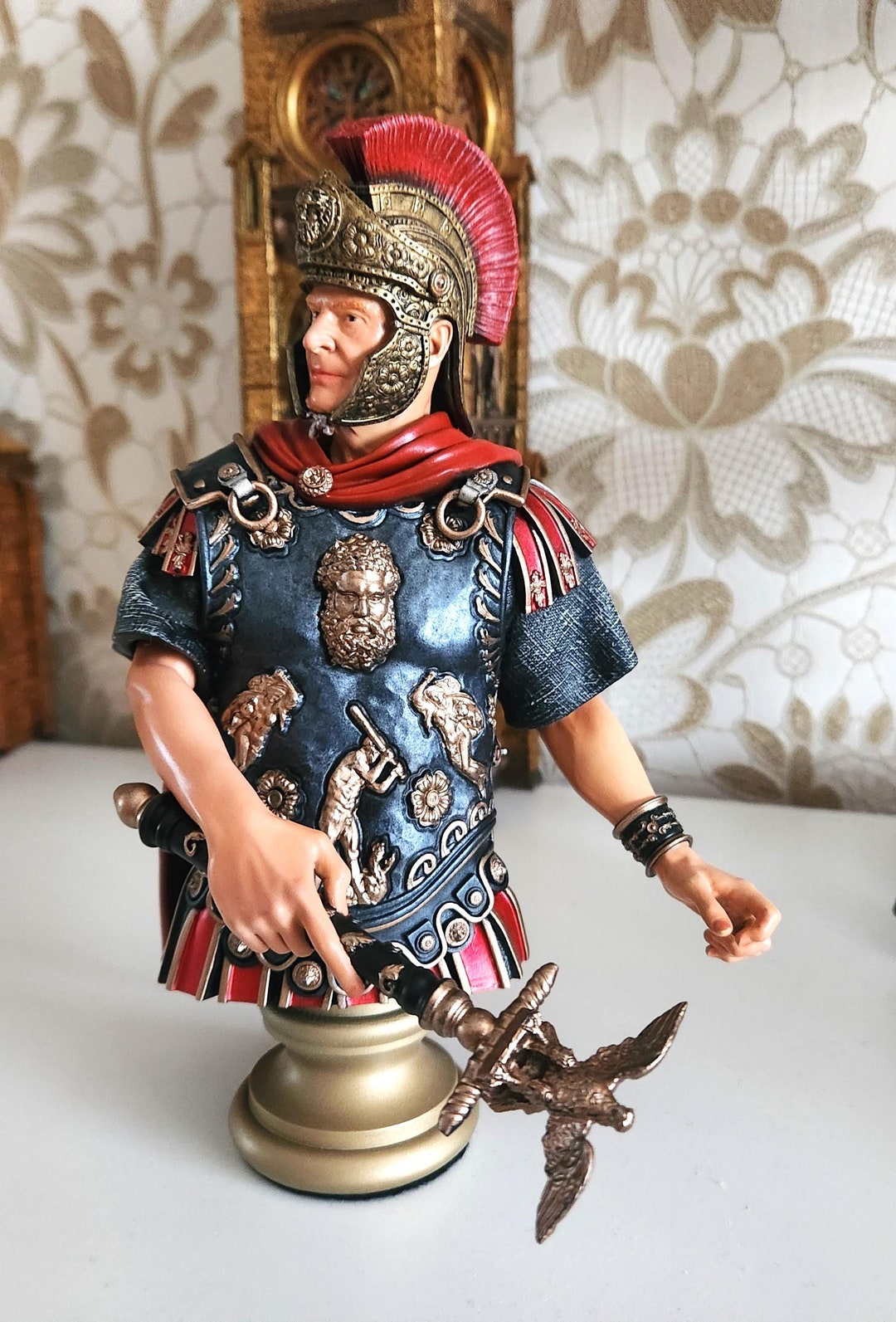 3D Printed Incredibly Detailed Bust of Roman Legatus - Etsy