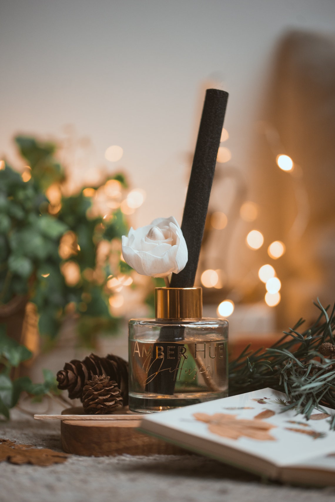 Home Fragrance Gift Set, Candle Gift Box, Flower Reed Diffuser, Room ...