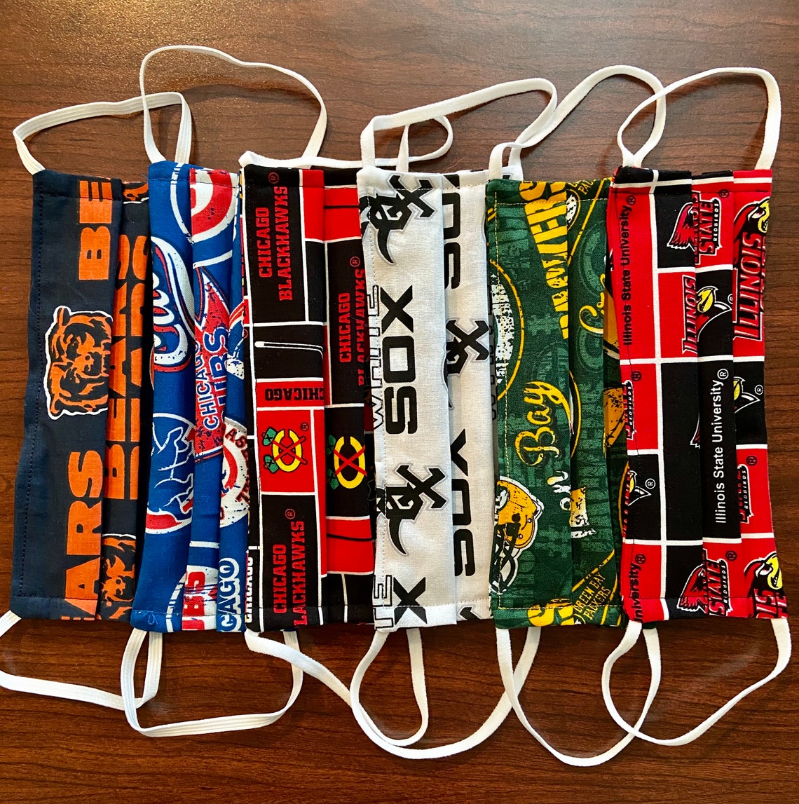 Sport Team Face Masks | Etsy