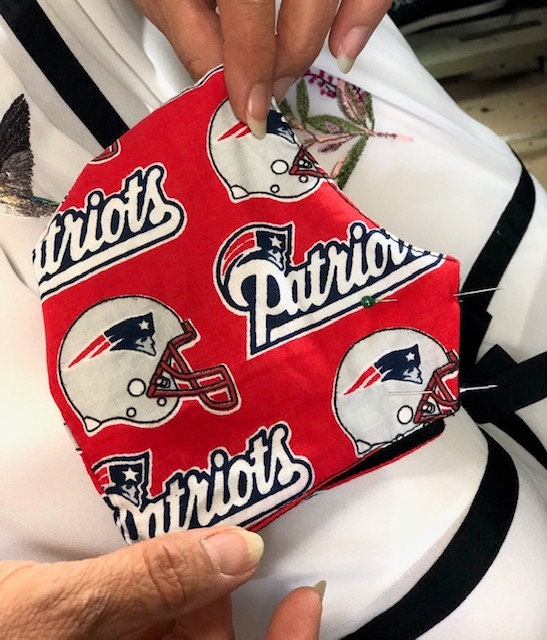 Sports Teams Face Masks, Adult Handmade Reusable Washable Face Covering ...
