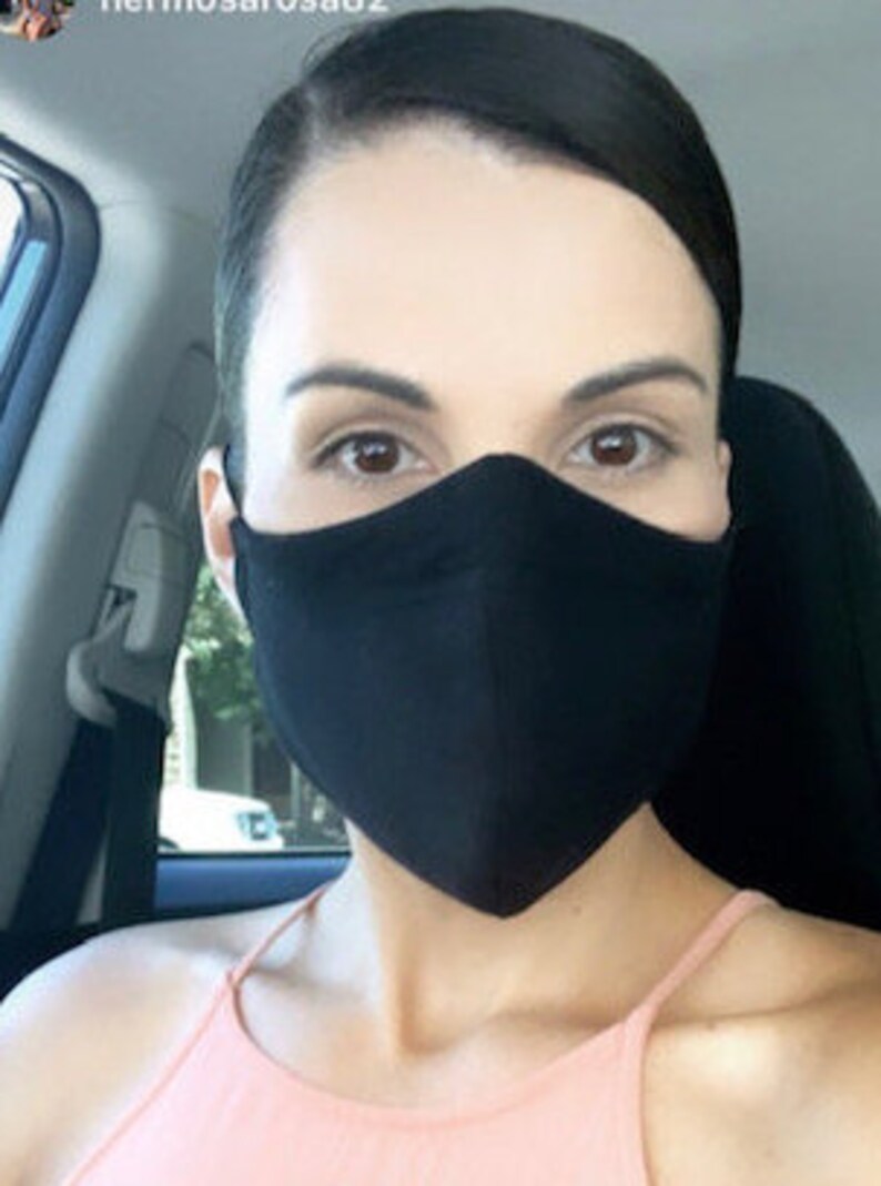 Reusable Washable Adult Face Mask W/ Filter, Nose Pinch, 100% Organic ...