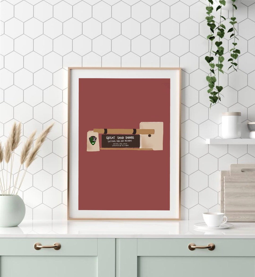 Great Sand Dunes National Park Sign | Downloadable Print | Travel and ...