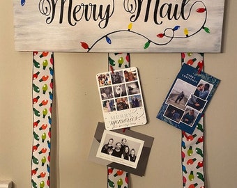 Merry Mail Sign - Etsy