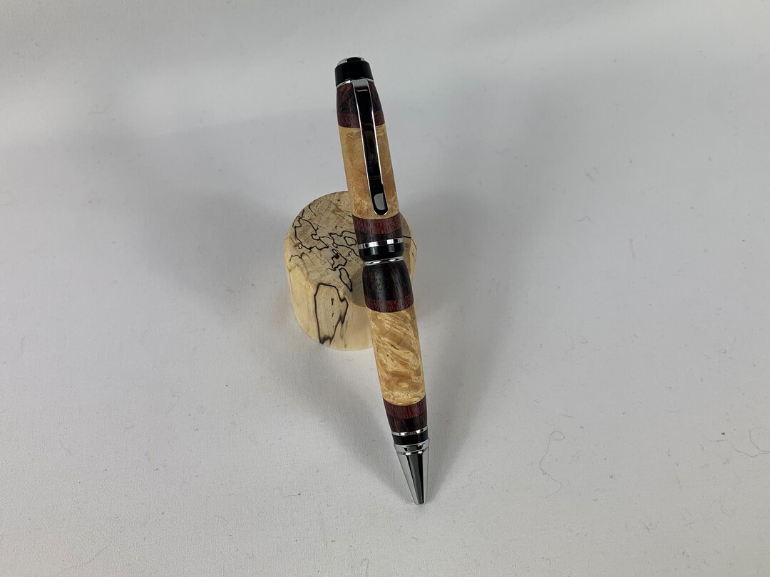 Segmented Hand Turned Exotic Wood Pen - Etsy