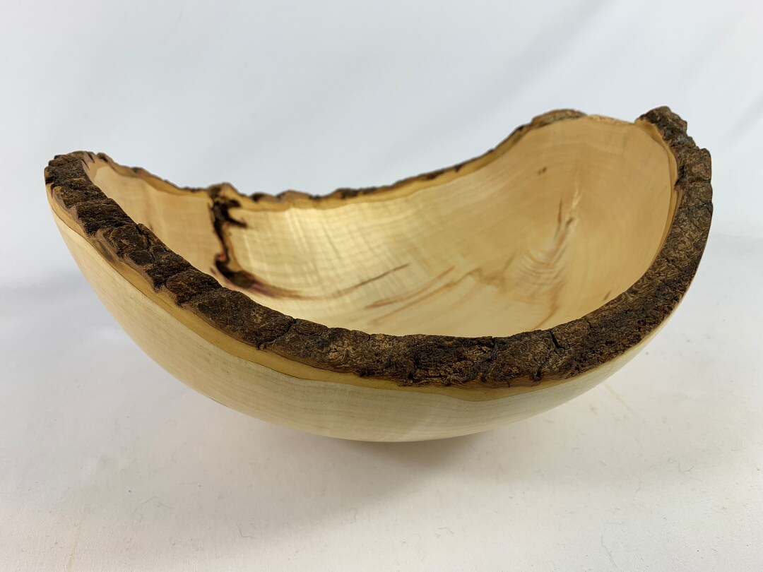 Box Elder Wood Bowl, Natural Edge Hand Turned Bowl, Live-edge Bowl - Etsy