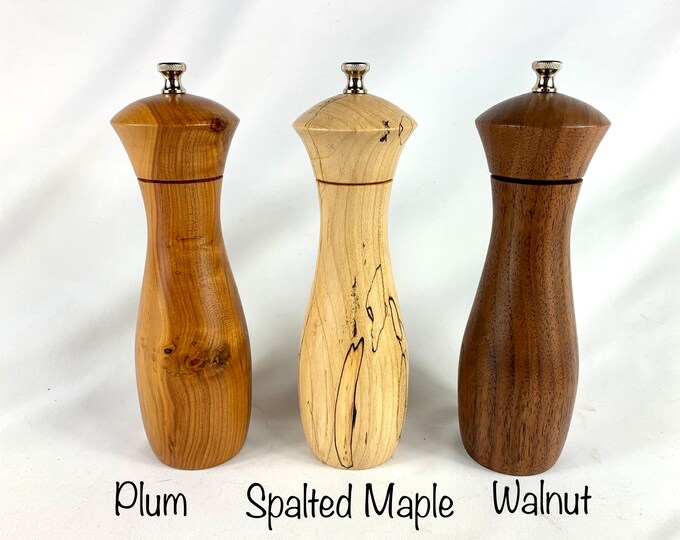 Hand Turned 8 Inch Pepper Mill - Etsy