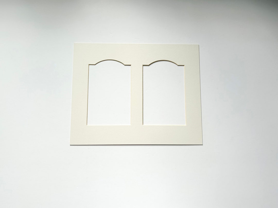 Picture Mount, Ivory, Picture Frame, Photo Frame 10x8, Dual Arch ...