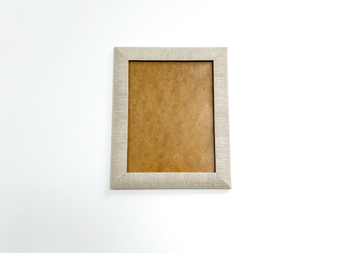 Vintage Photo Frame, Picture Frame 9x7, Ivory, Ribbed Detail, Wall ...