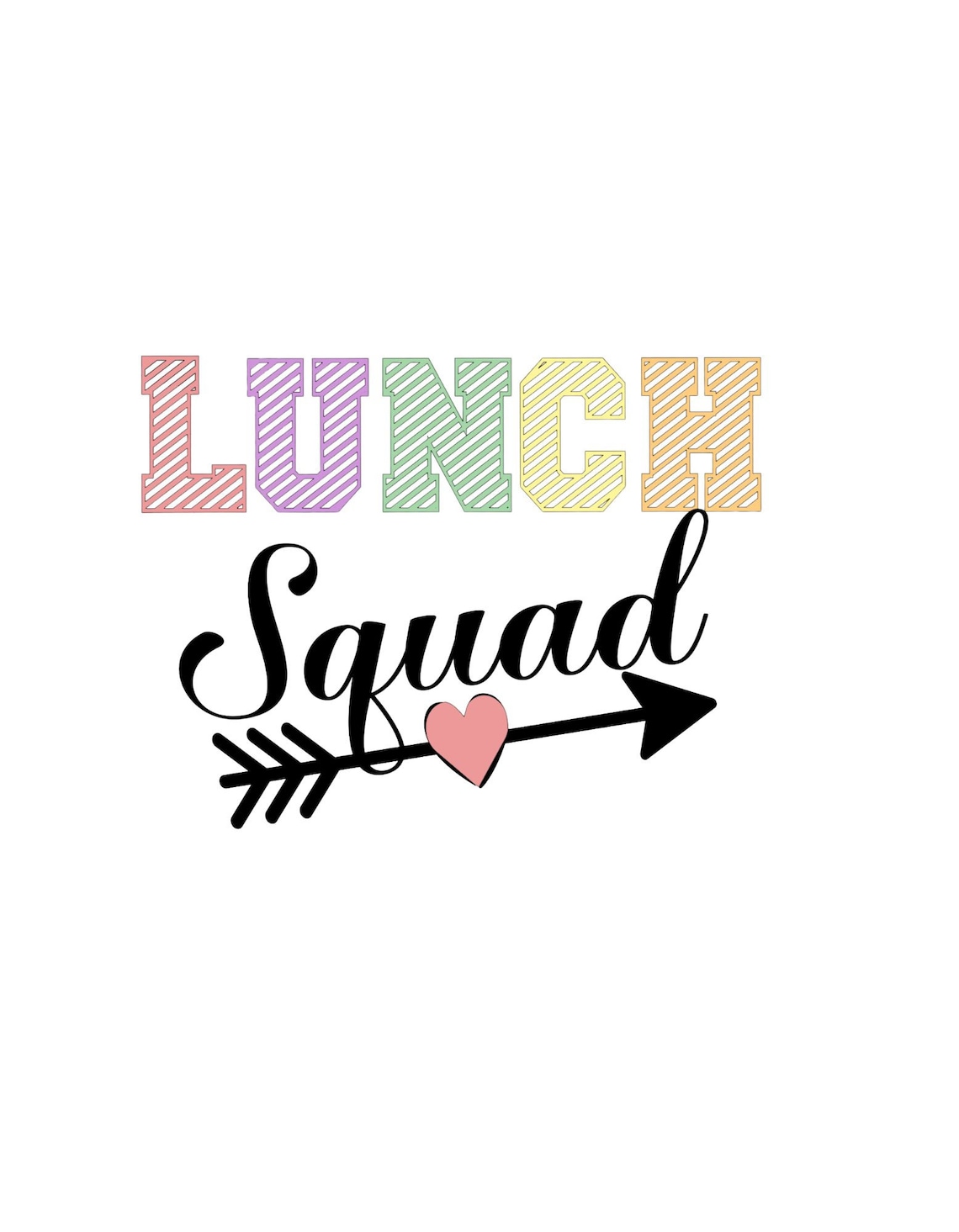 Lunch Squad, Lunch Lady, SVG, PNG, Cricut File - Etsy