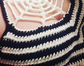Spider Web Tank Top | Etsy