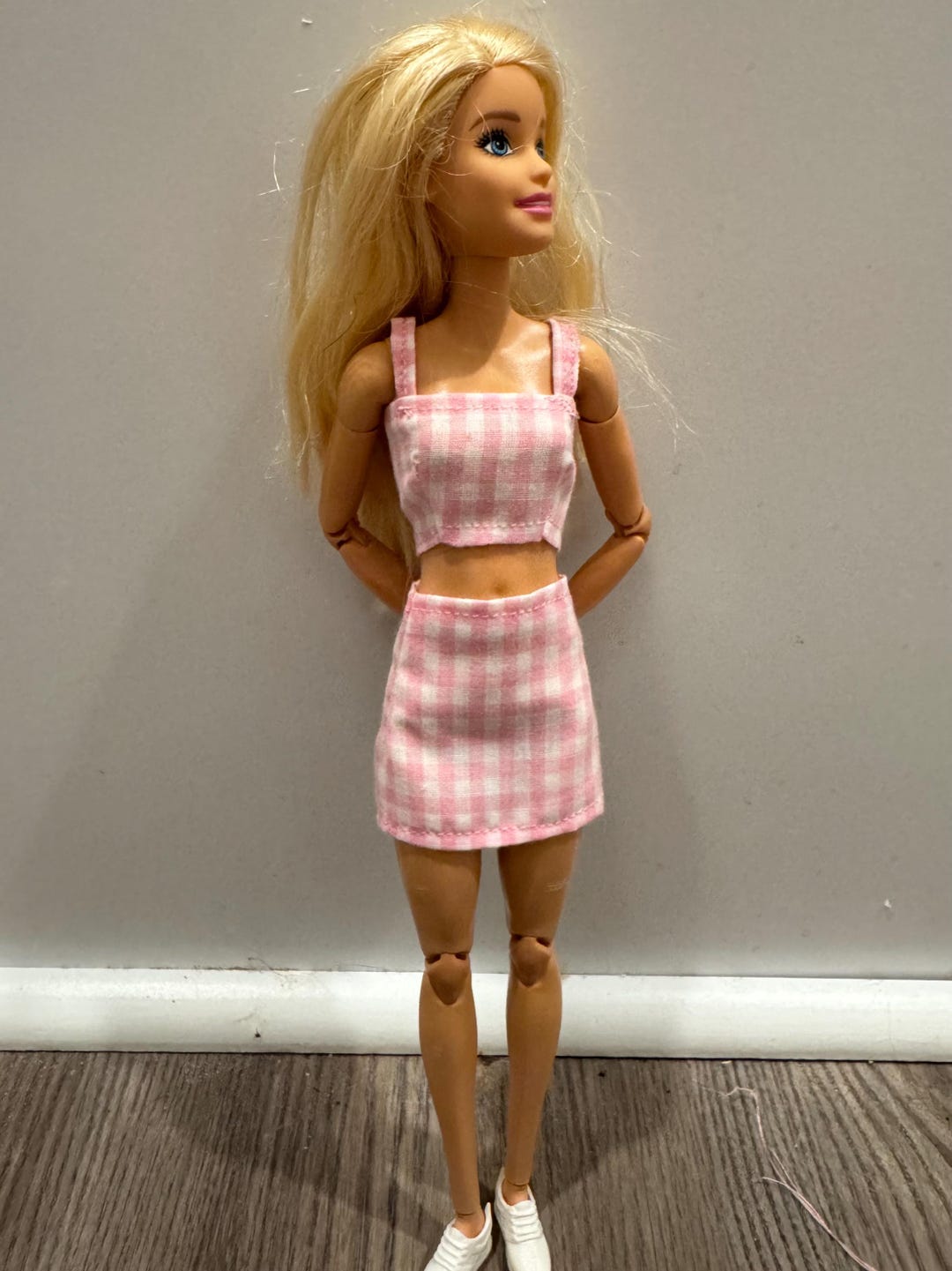 Pink Gingham Matching Set for 11.5 Inch Fashion Doll - Etsy