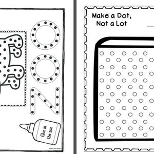 Fine Motor Practice With Glue or Paint - Etsy