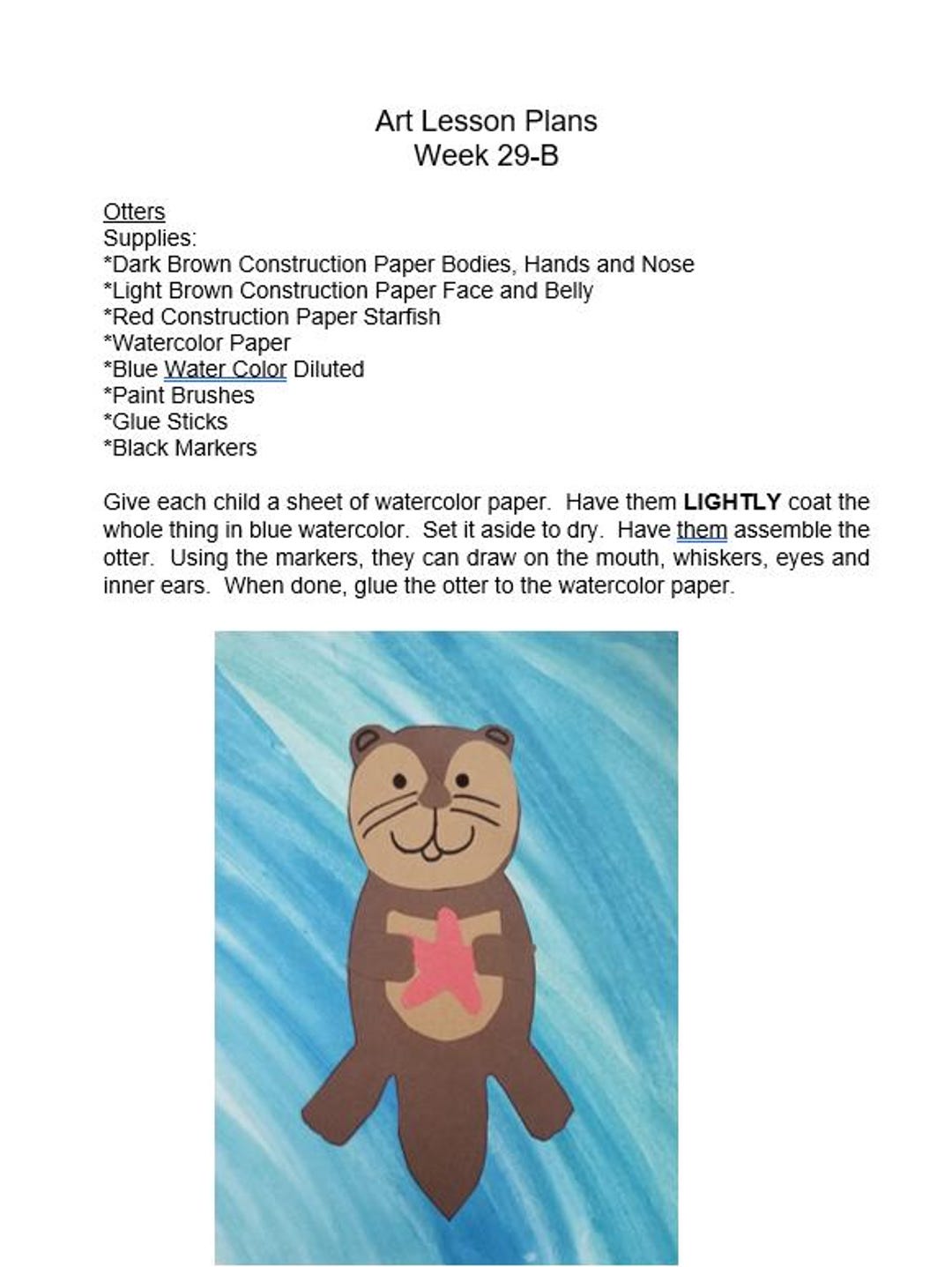 Yearly Preschool Art Lesson Plans 2nd Version - Etsy