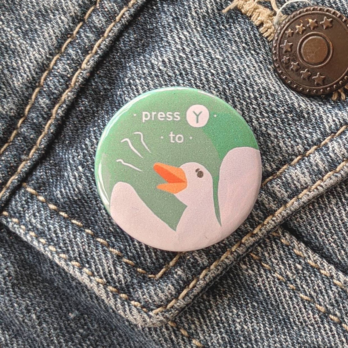 Untitled Goose Badges | Etsy