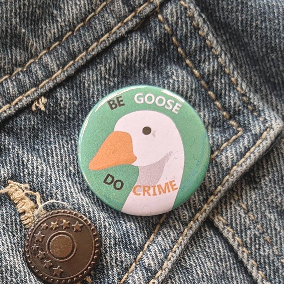 Untitled Goose Badges | Etsy