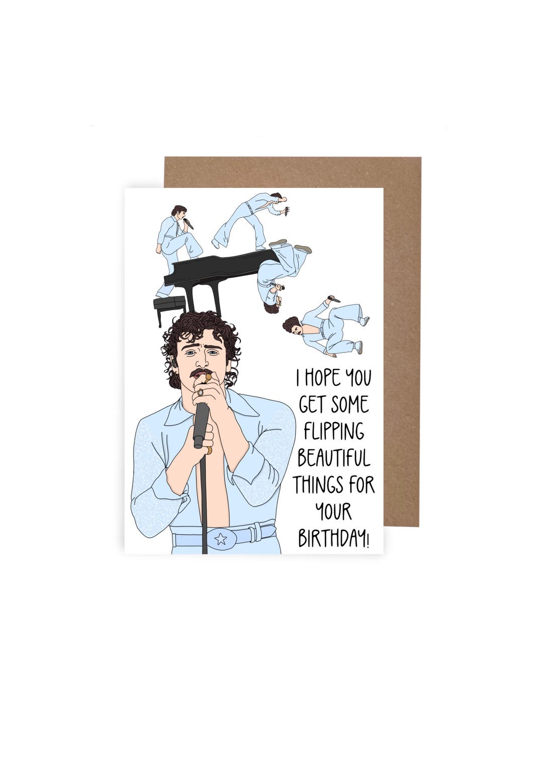 Benson Boone Birthday Card, Funny Card, Beautiful Things Birthday Card ...