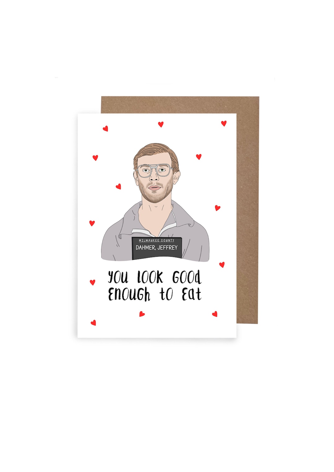 Jeffrey Dahmer Valentine, Dark Humour Valentine Card, True Crime ...