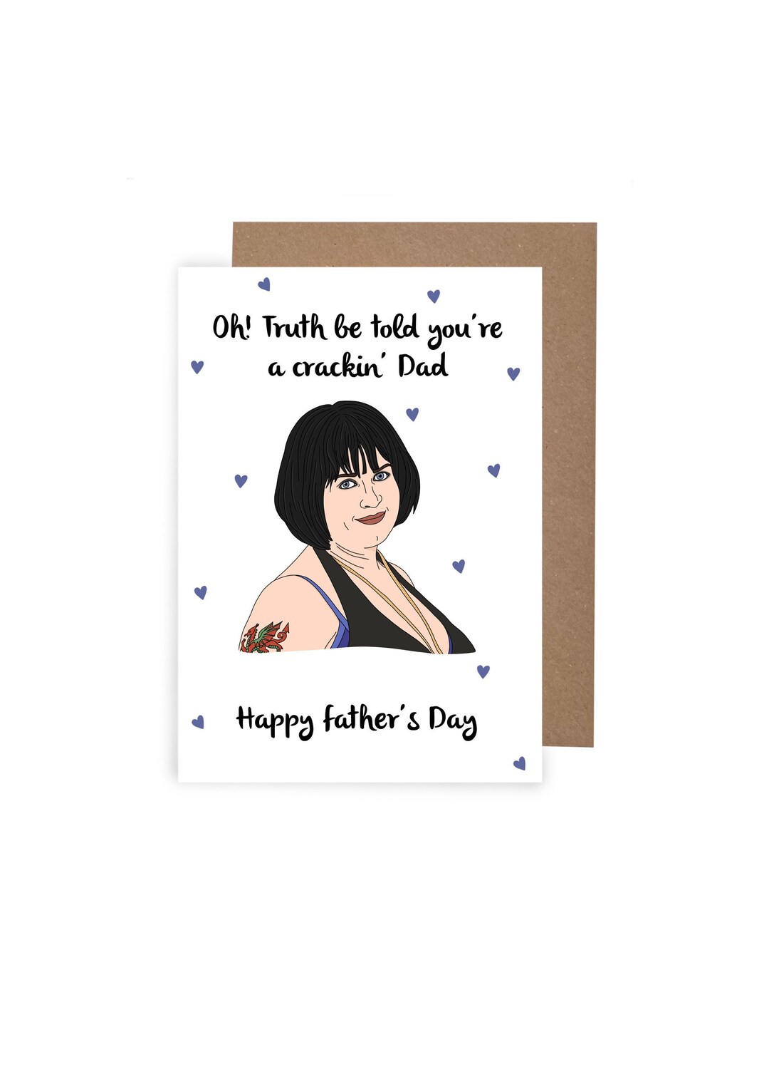 Gavin and Stacey Fathers Day Card, Nessa Themed Fathers Day Card ...
