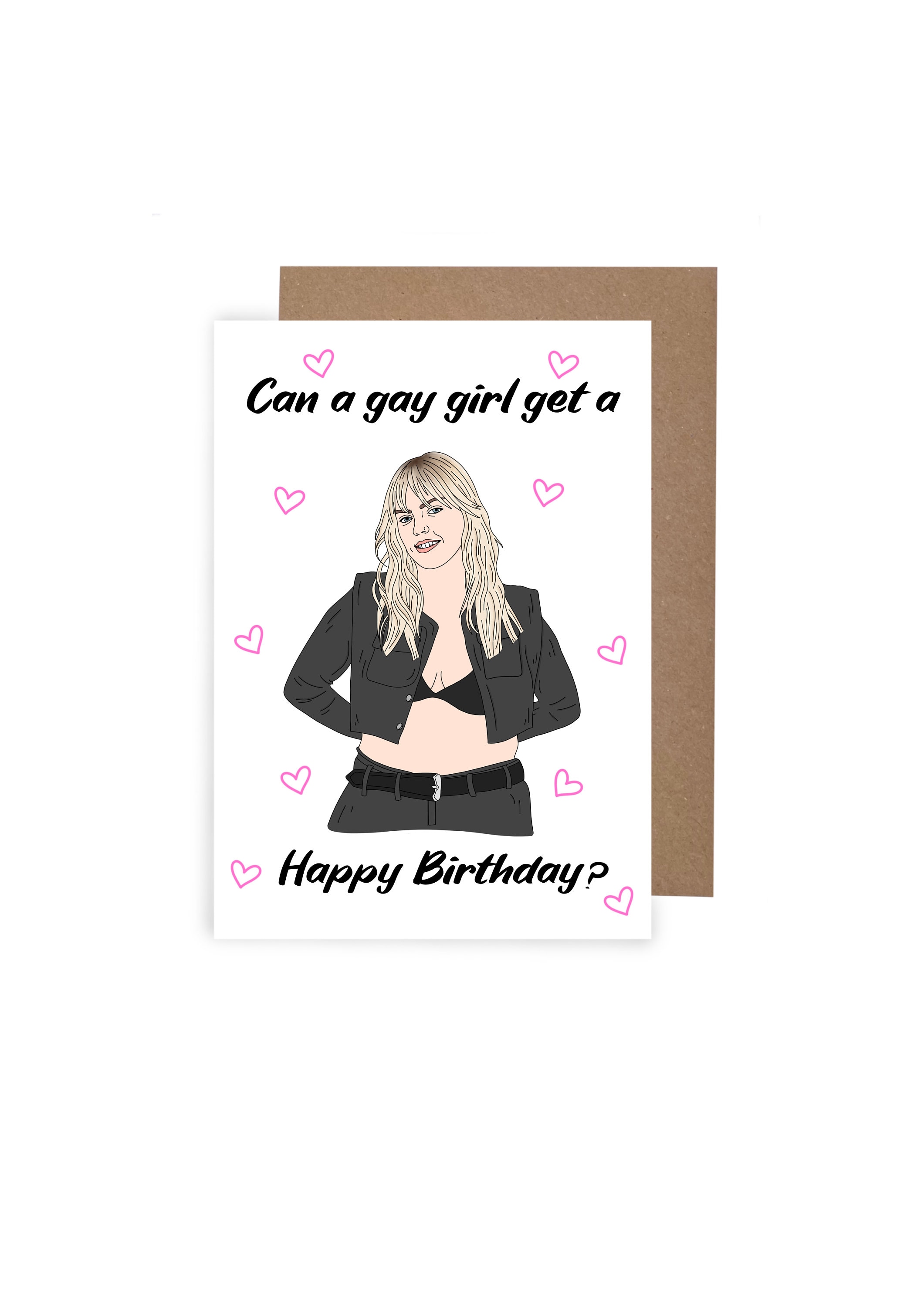 Renee Rapp Inspired Birthdayday Card, SNL Mean Girls Birthday Card ...