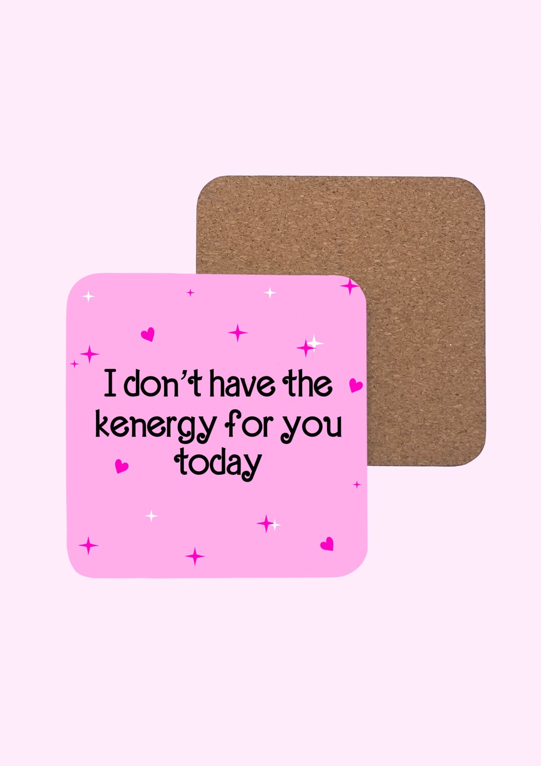 Kenergy Barbie Themed Coaster Hi Barbie Coaster Barbie - Etsy