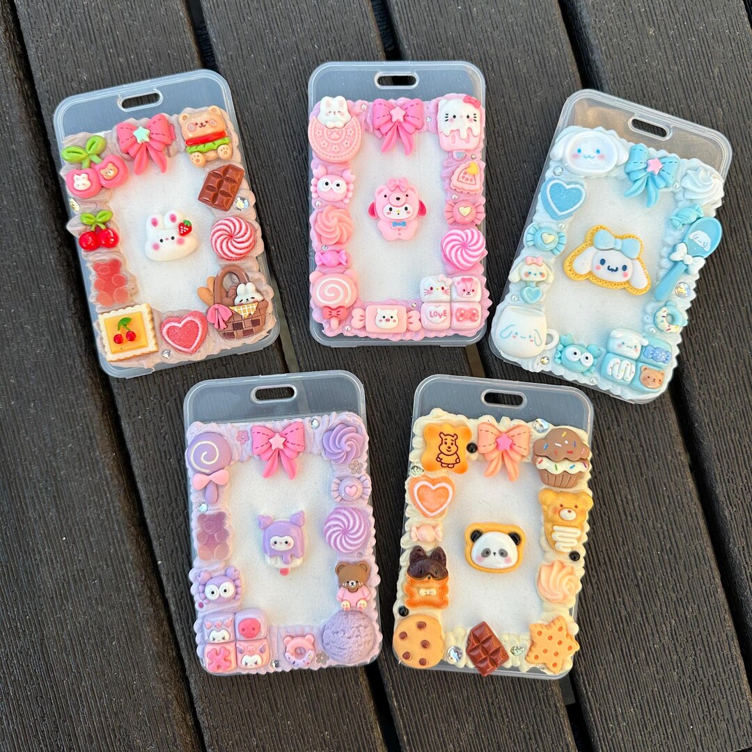 ID Badge Holder, Decoden Art Name Tag, Silicon Name Tag - Etsy