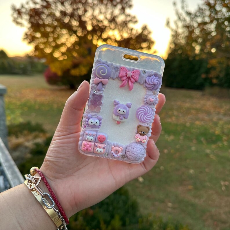 ID Badge Holder, Decoden Art Name Tag, Silicon Name Tag - Etsy