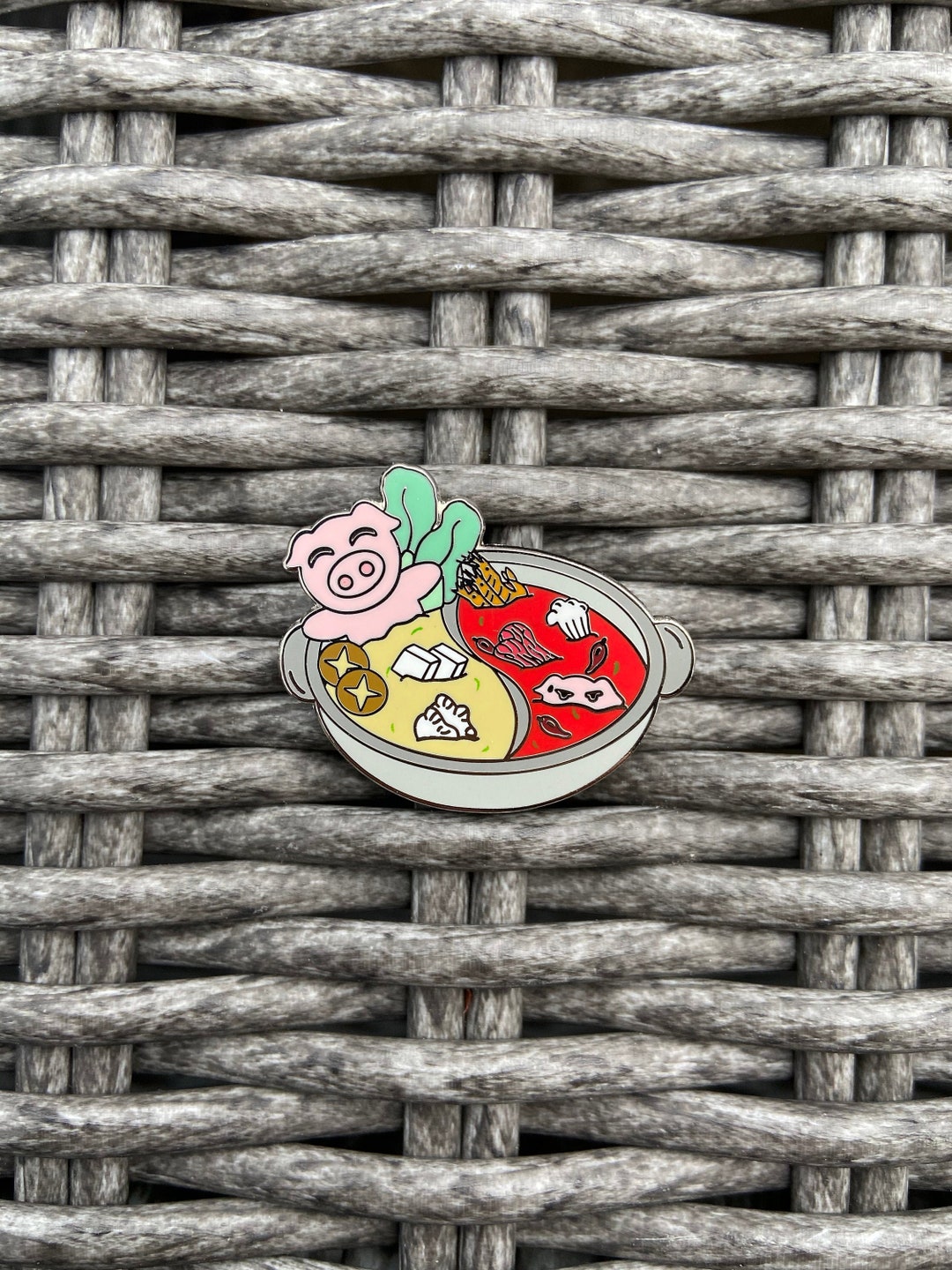 Hot Pig Pot Pin Pig Enamel Pin Cute Food Pin Food Pin Hot - Etsy