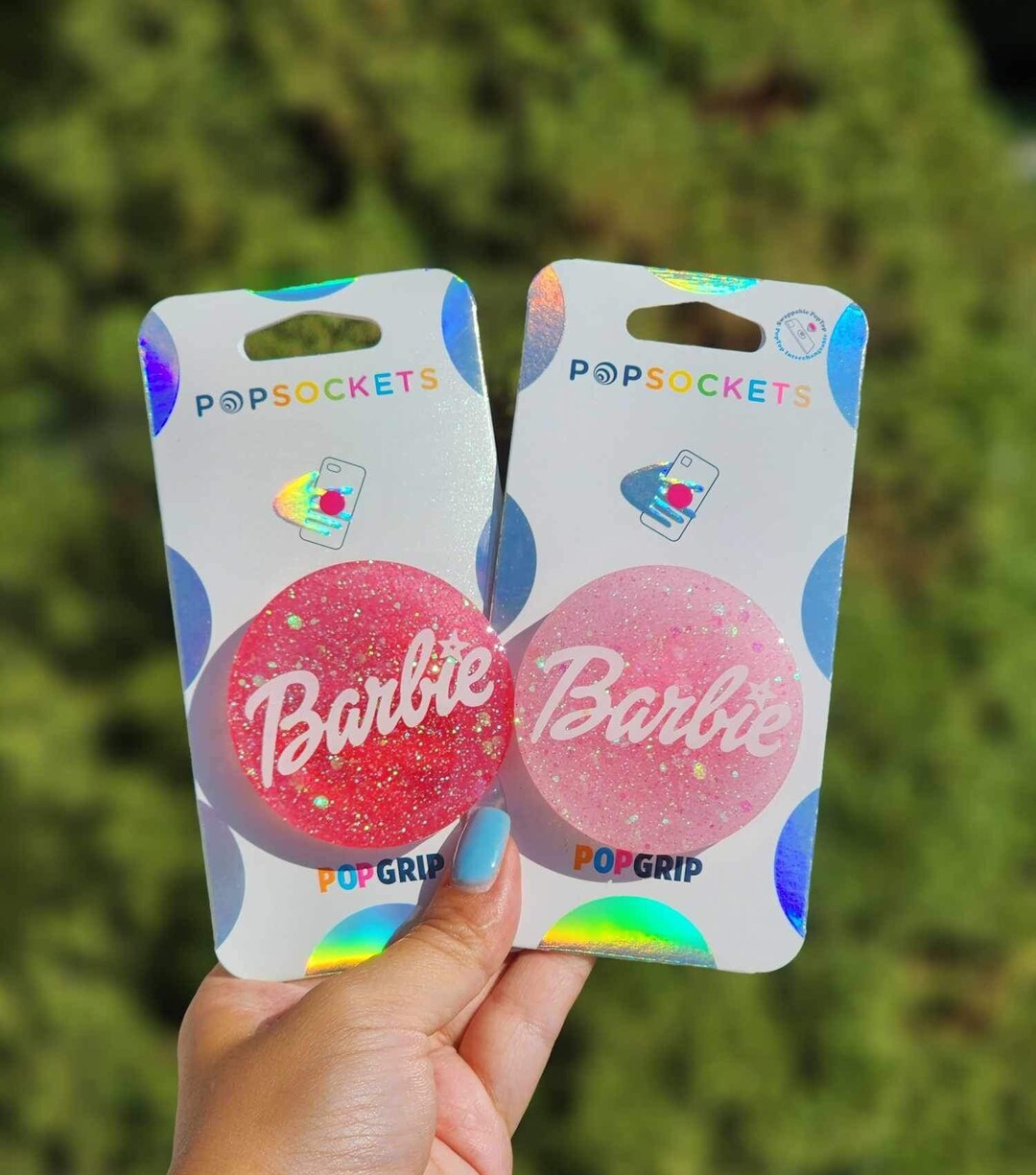 Barbie Inspired Phone Grip Holder Badge Reel - Etsy