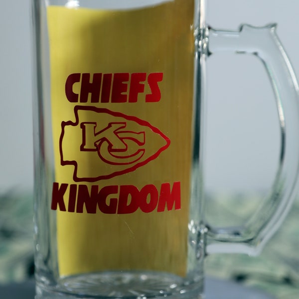 Chiefs Beer Mug - Etsy