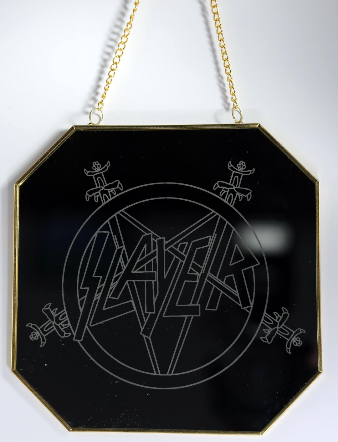 Slayer Logo Engraved Mirror - Etsy