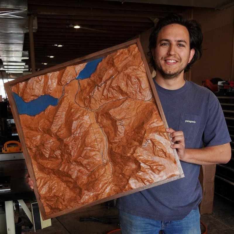 Custom 3d Map - Etsy