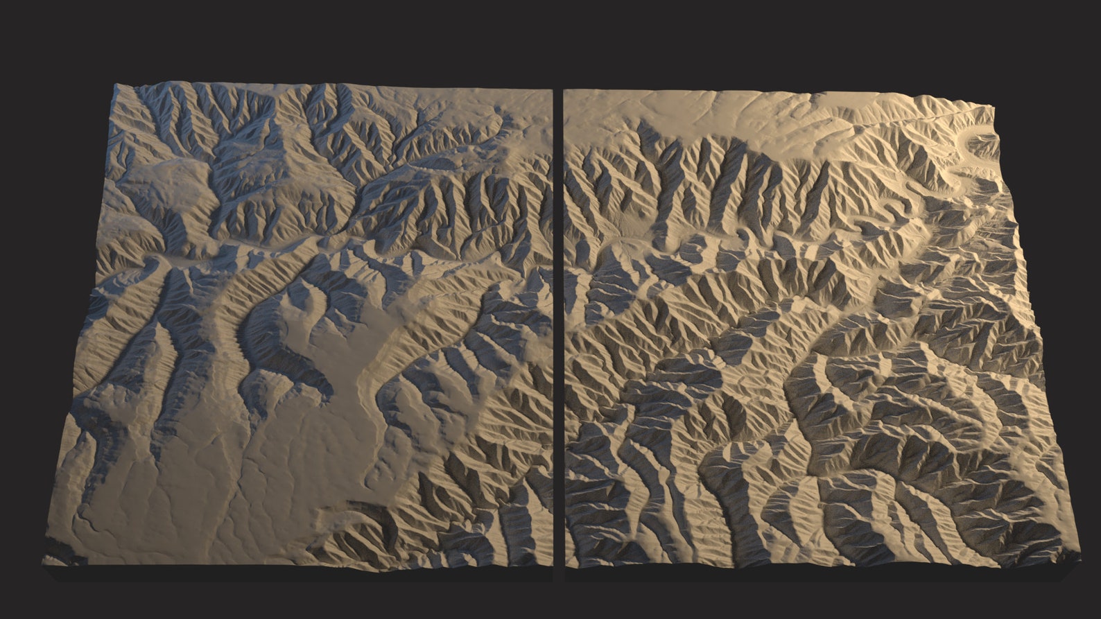 Custom Personalized Large Tiled Wooden Relief 3D Maps Topographic Map ...