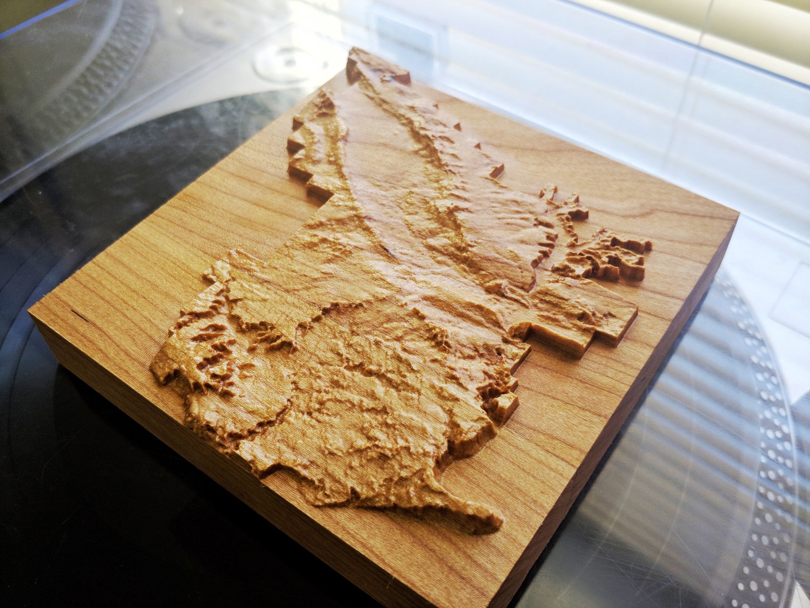 National Parks Topographic Wooden Relief Map - Etsy