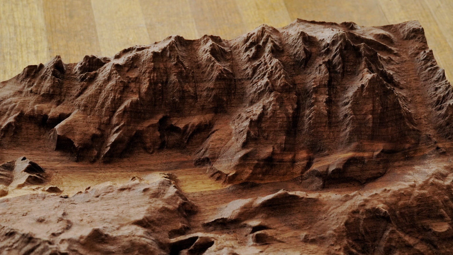 Custom Personalized Wooden Relief 3D Maps Topographic Map | Etsy