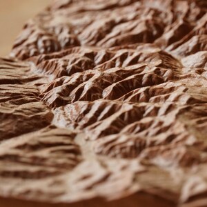 Custom Wooden 3D Topographic Map: Personalized Relief Art - Etsy
