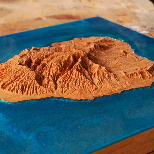 Resin Wood Map - Etsy