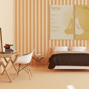 Yama and Niyama Poster Set Artwork Print Digital Download With - Etsy
