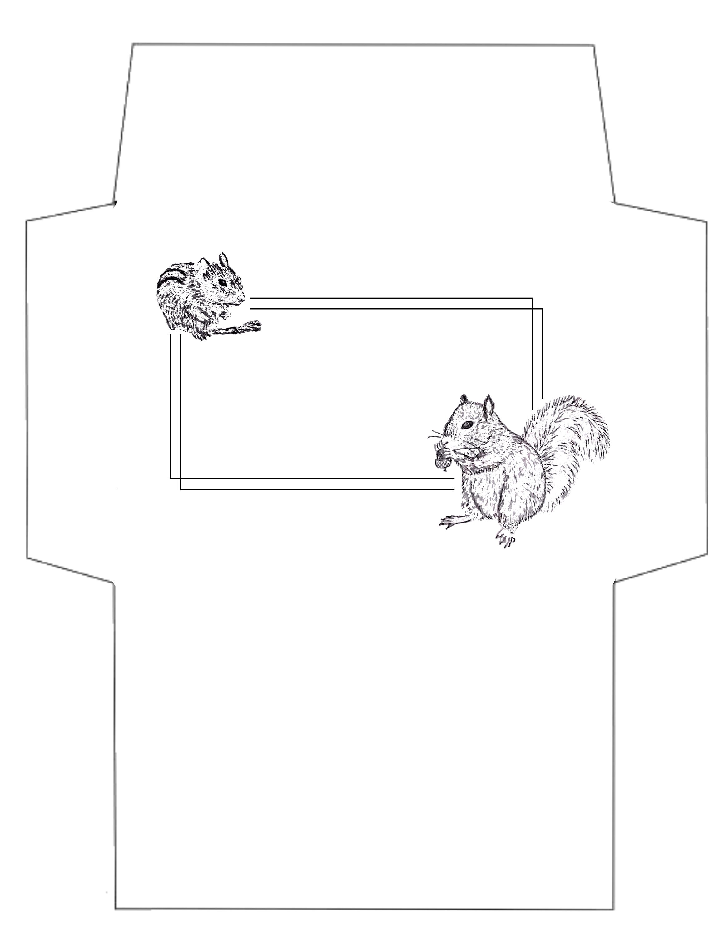 Nature Inspired Printable Mail Art Envelopes - Etsy