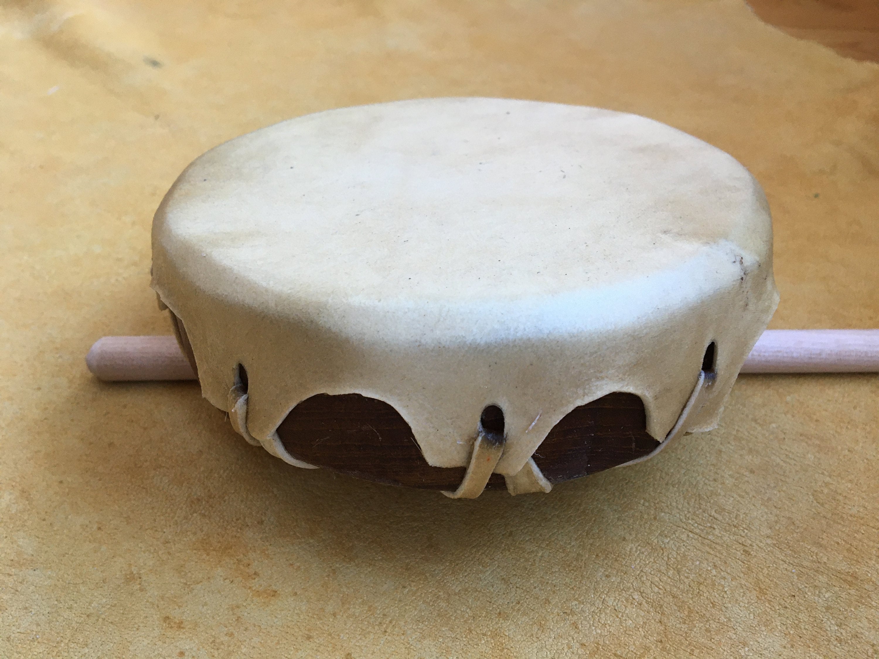 Custom 6 Deer Hide Drum With Stick and Cloth Carrying | Etsy